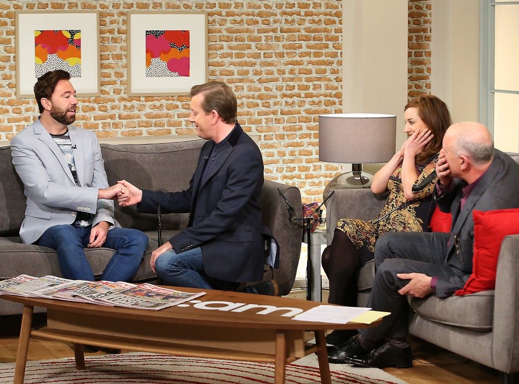 How adorable! Alan Hughes proposes to Karl Broderick live on tv - VIP ...
