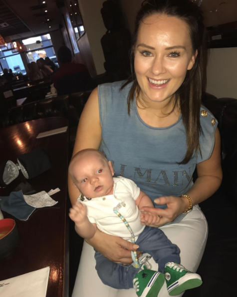 Dee Devlin shares first family photo with Conor and baby - VIP Magazine