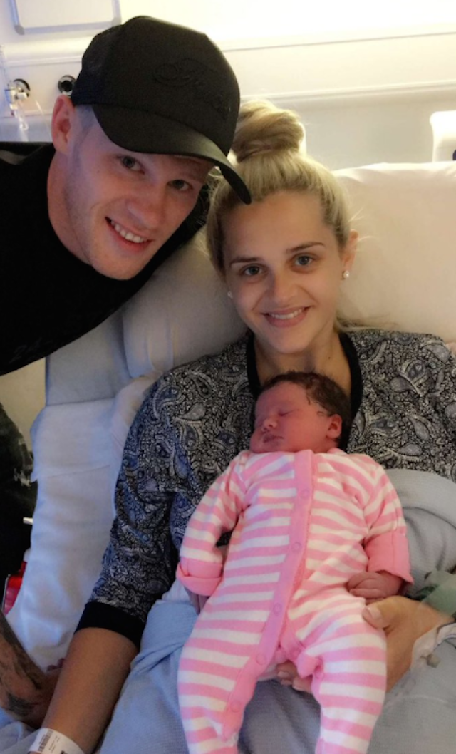 Irish footballer James McClean and wife Erin welcome baby girl - VIP ...