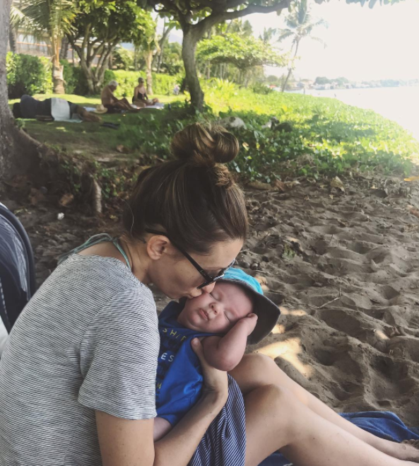 Peter O Riordan shares adorable photo of baby Romeo and big brother ...