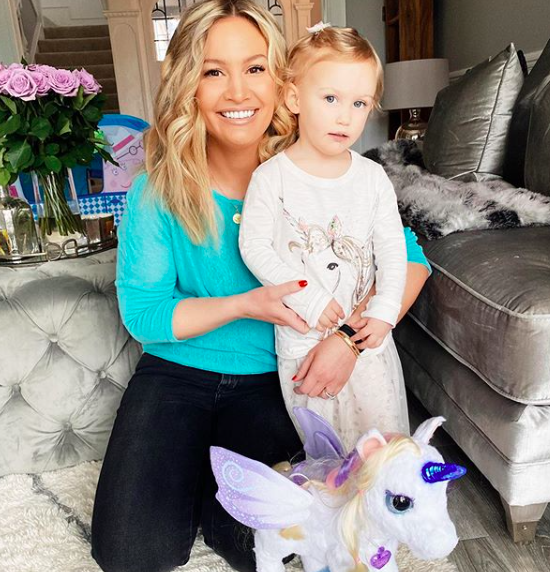 Anna and Jonathan Saccone-Joly celebrate daughter Alessia's birthday ...