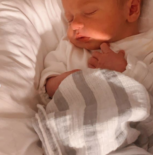 Debbie Stringer shares gorgeous snaps of baby Oscar at eight weeks old ...