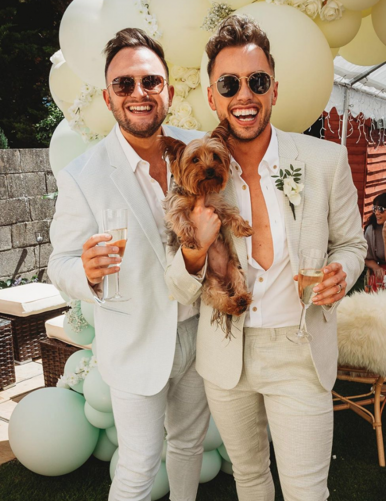 Irish influencer Mark Rogers marries Paul Kinsella in beautiful ...