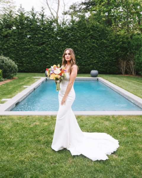 Des Bishop’s wife Hannah Berner shares new photos from their wedding ...