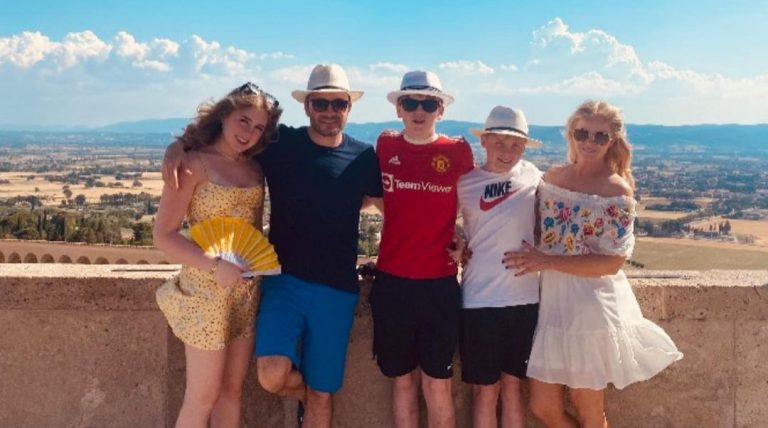 Shane Filan shares rare photo with his two sons Patrick and Shane ...