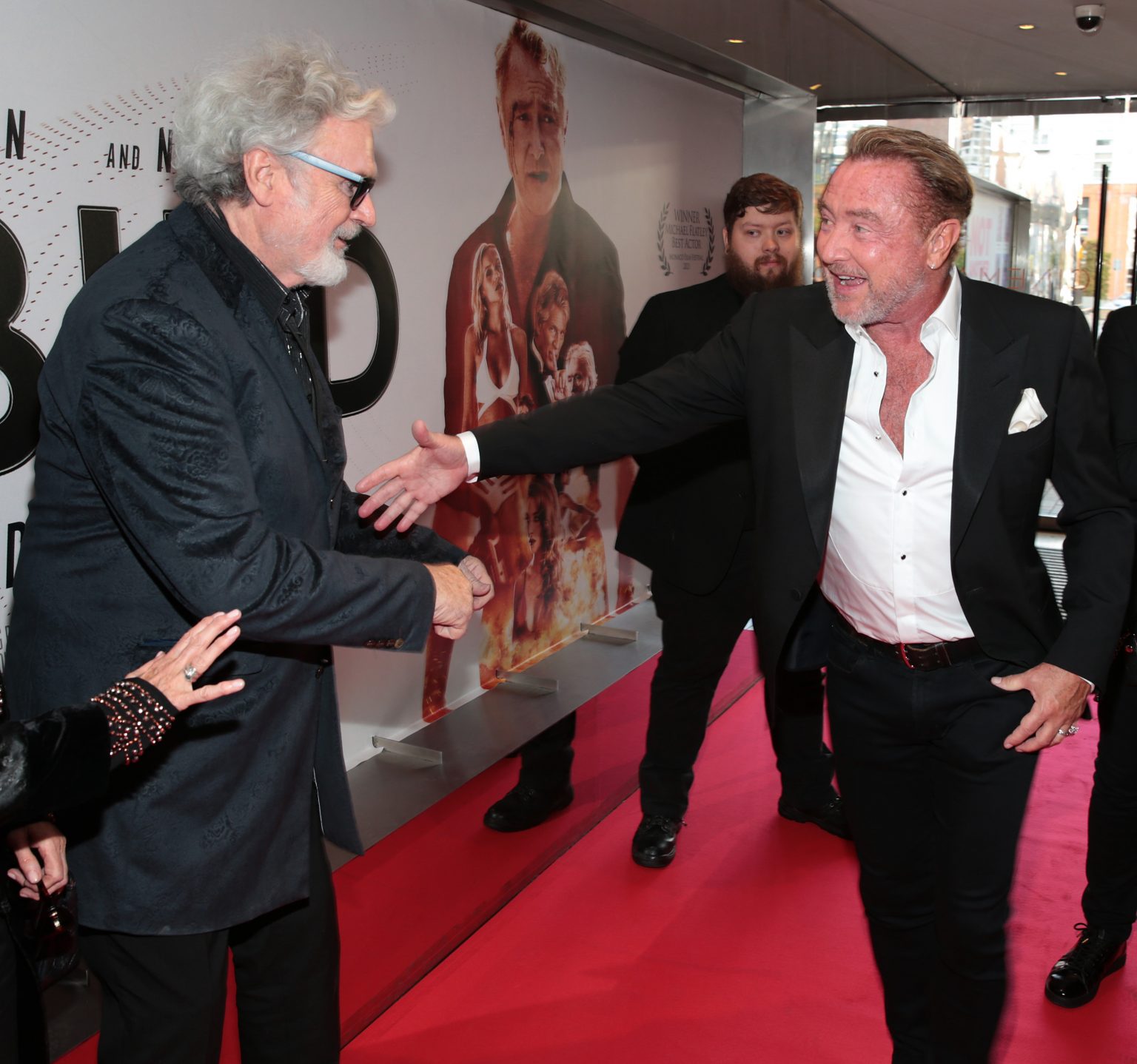 Michael Flatley makes rare appearance with wife and son at premiere of ...