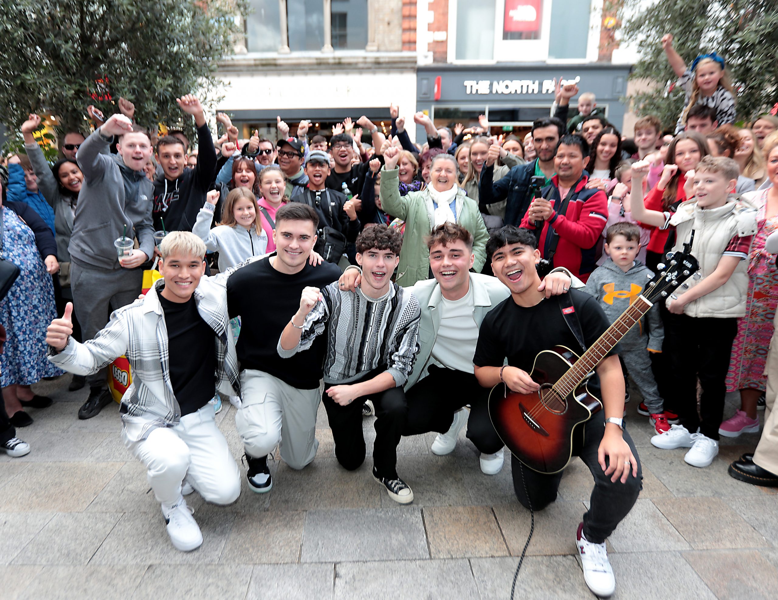 Ireland's newest boyband surprises fans with impromptu busking session ...