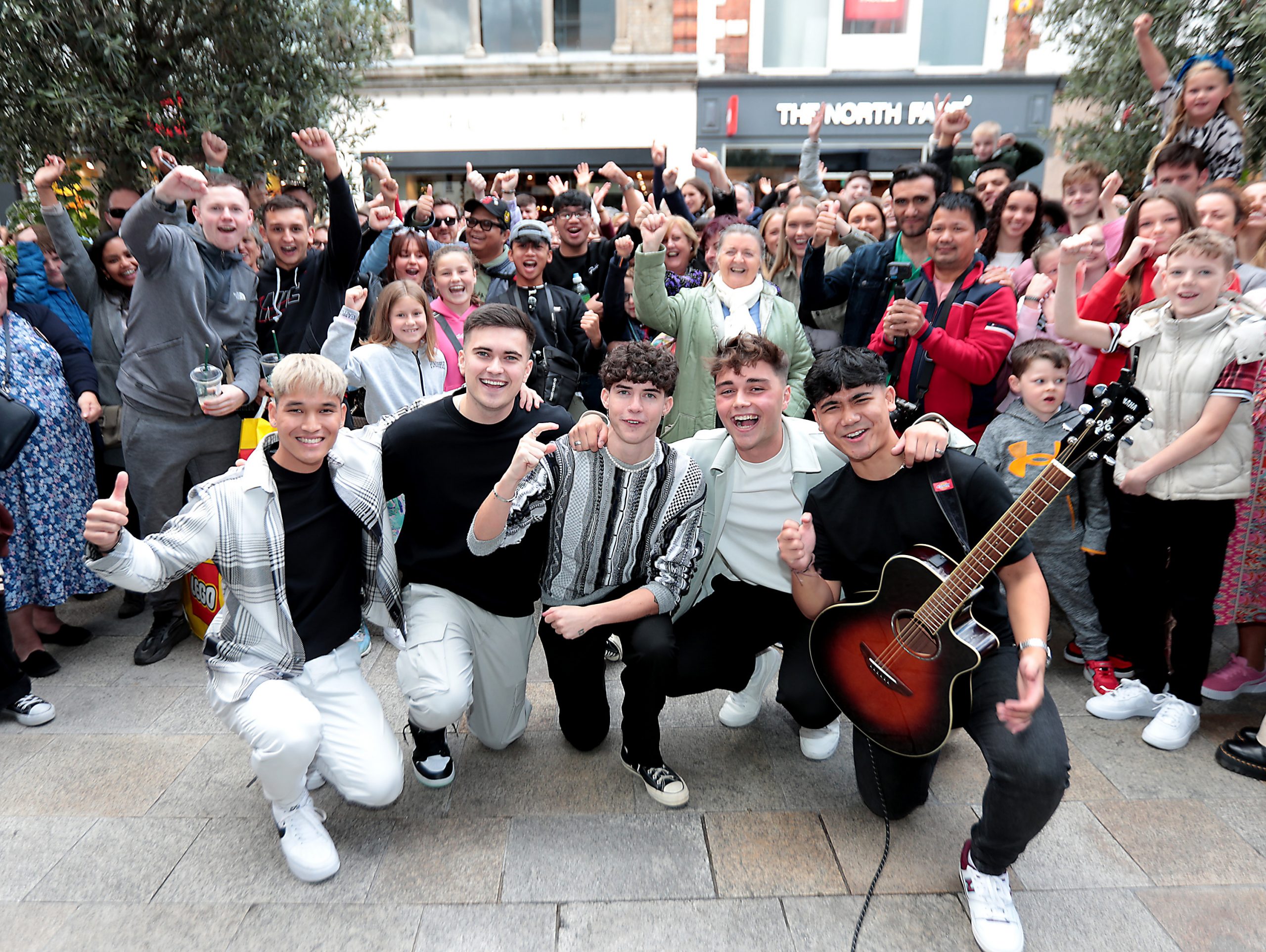 Ireland's newest boyband surprises fans with impromptu busking session ...