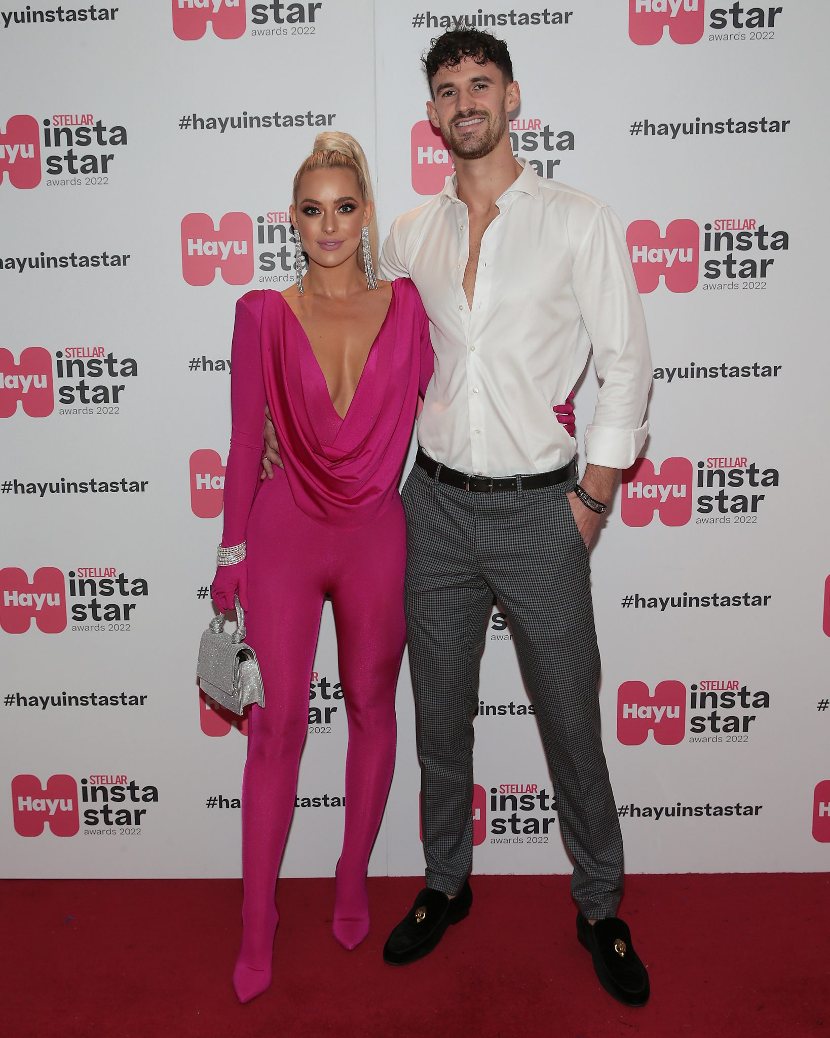 Matthew MacNabb shows his support for girlfriend Laura Nolan at opening ...