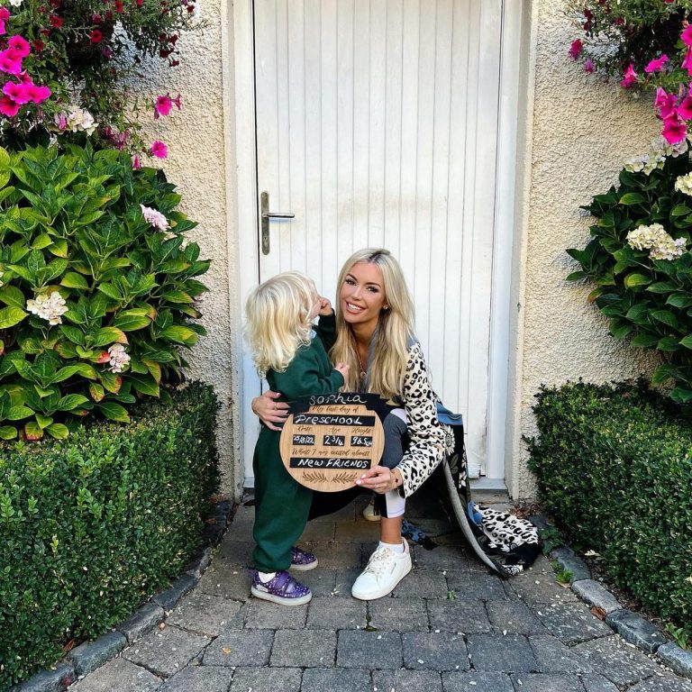 Rosanna Davison marks daughter's third birthday