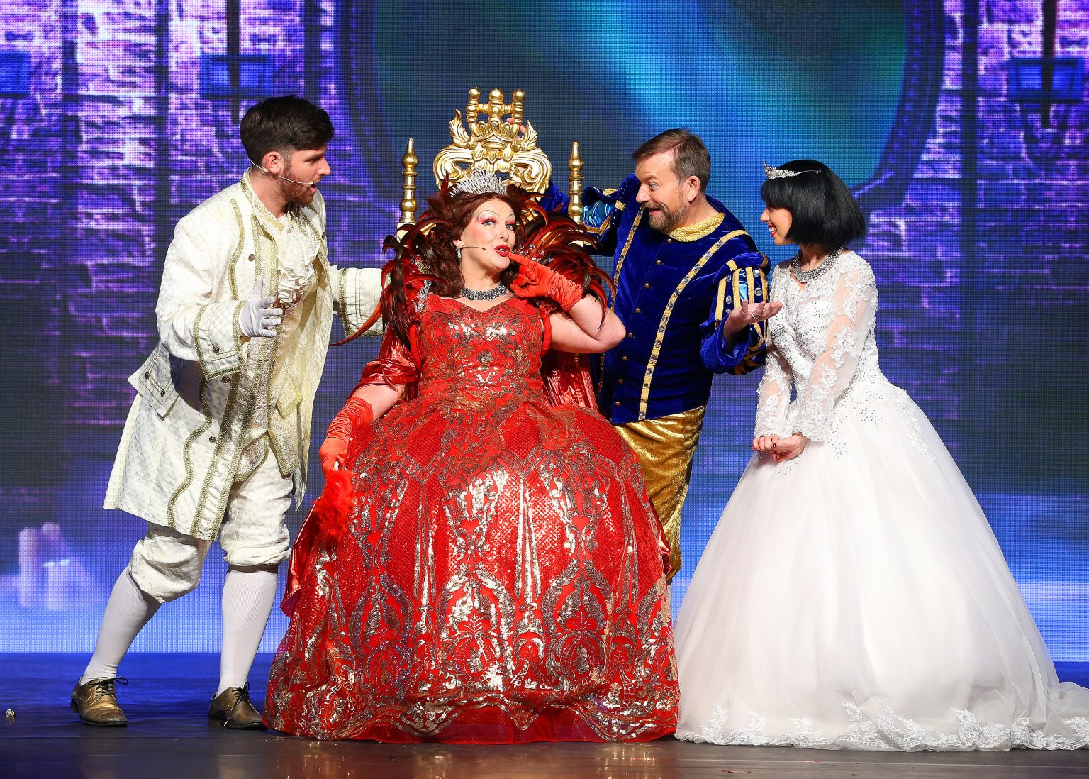 Take a look inside Alan Hughes' Snow White panto