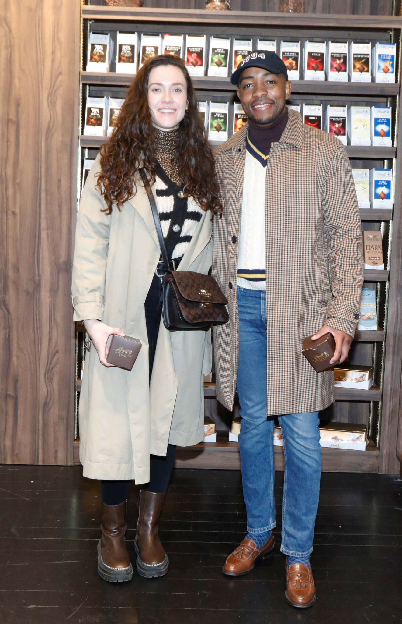 Well known faces step out for launch of Lindt Christmas pop-up shop