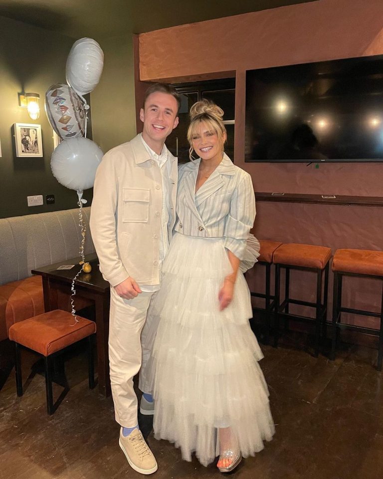 Niamh Cullen and fiancé Jamie Gill celebrate engagement with stunning ...