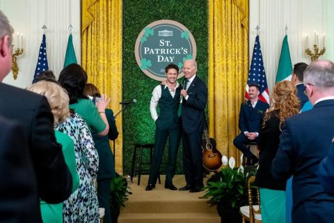 Niall Horan told to 'come back anytime' after wowing during St. Patrick ...