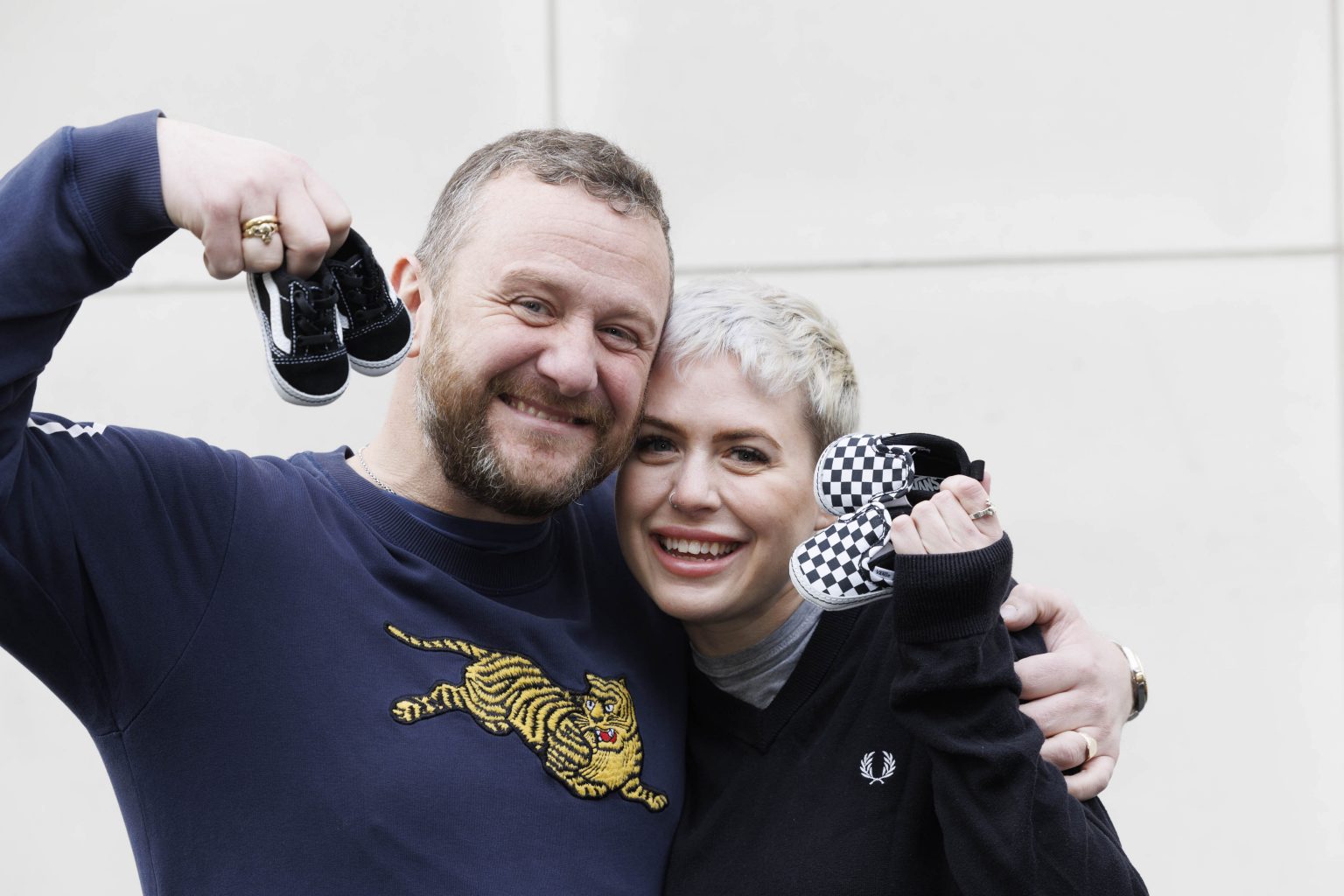 PJ Gallagher welcomes twins with partner Kelly Doolin