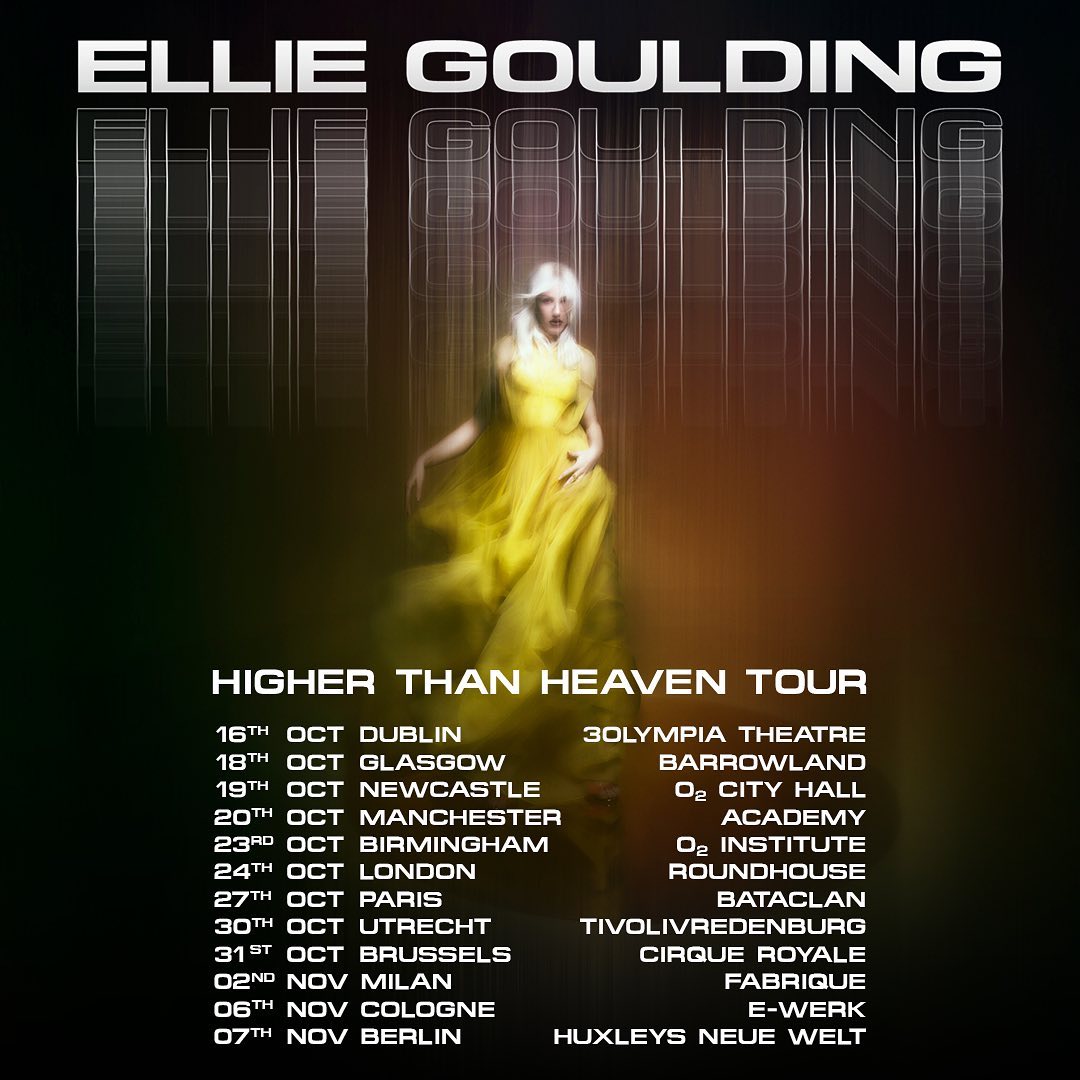 Ellie Goulding announces Irish date for upcoming tour