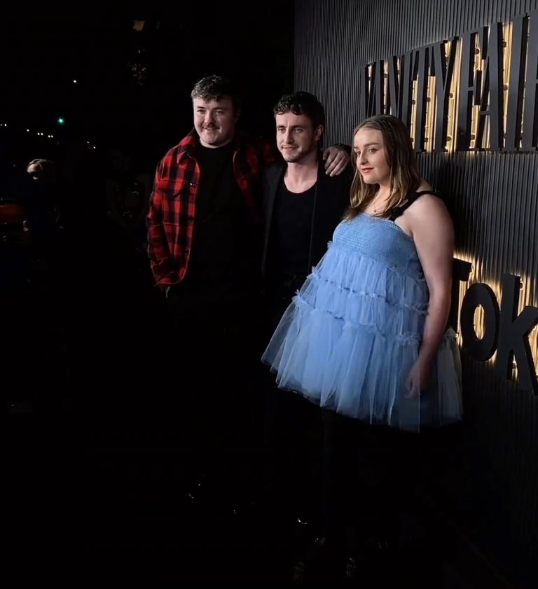 Paul Mescal walks red carpet with siblings, Donnacha and Nell