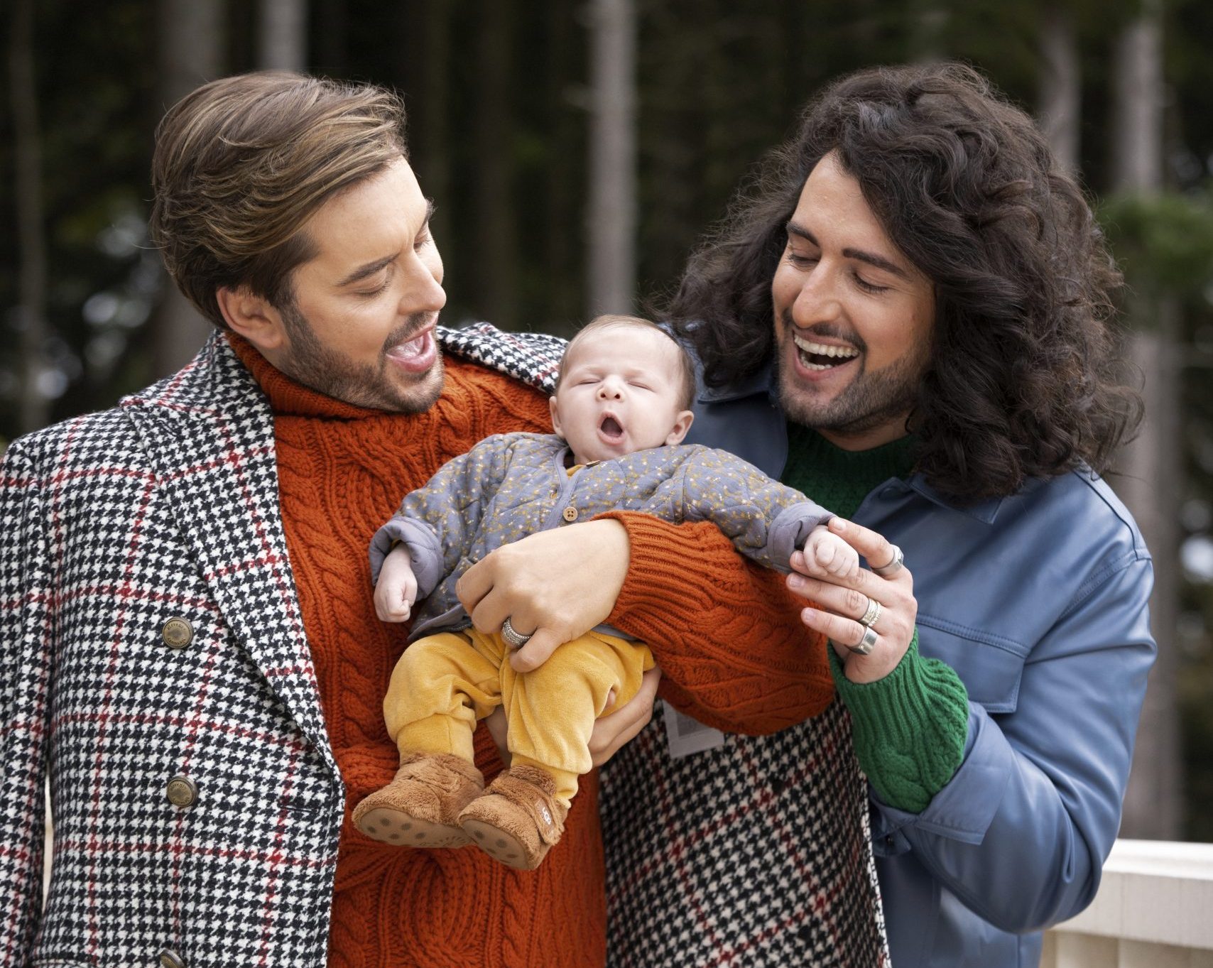 Arthur Gourounlian celebrates husband Brian Dowling's radio debut