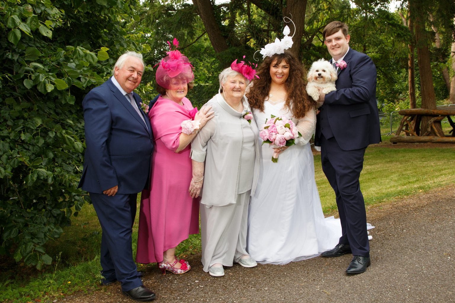 Vows: O'Riordan and Holmes beautiful wedding day