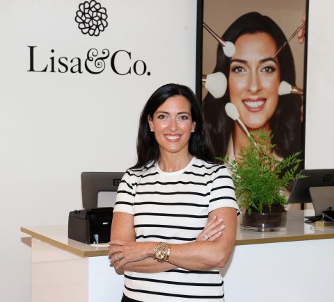 Lisa McGowan celebrates pop-up shop with her pals