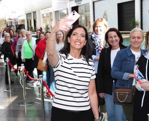 Lisa McGowan celebrates pop-up shop with her pals