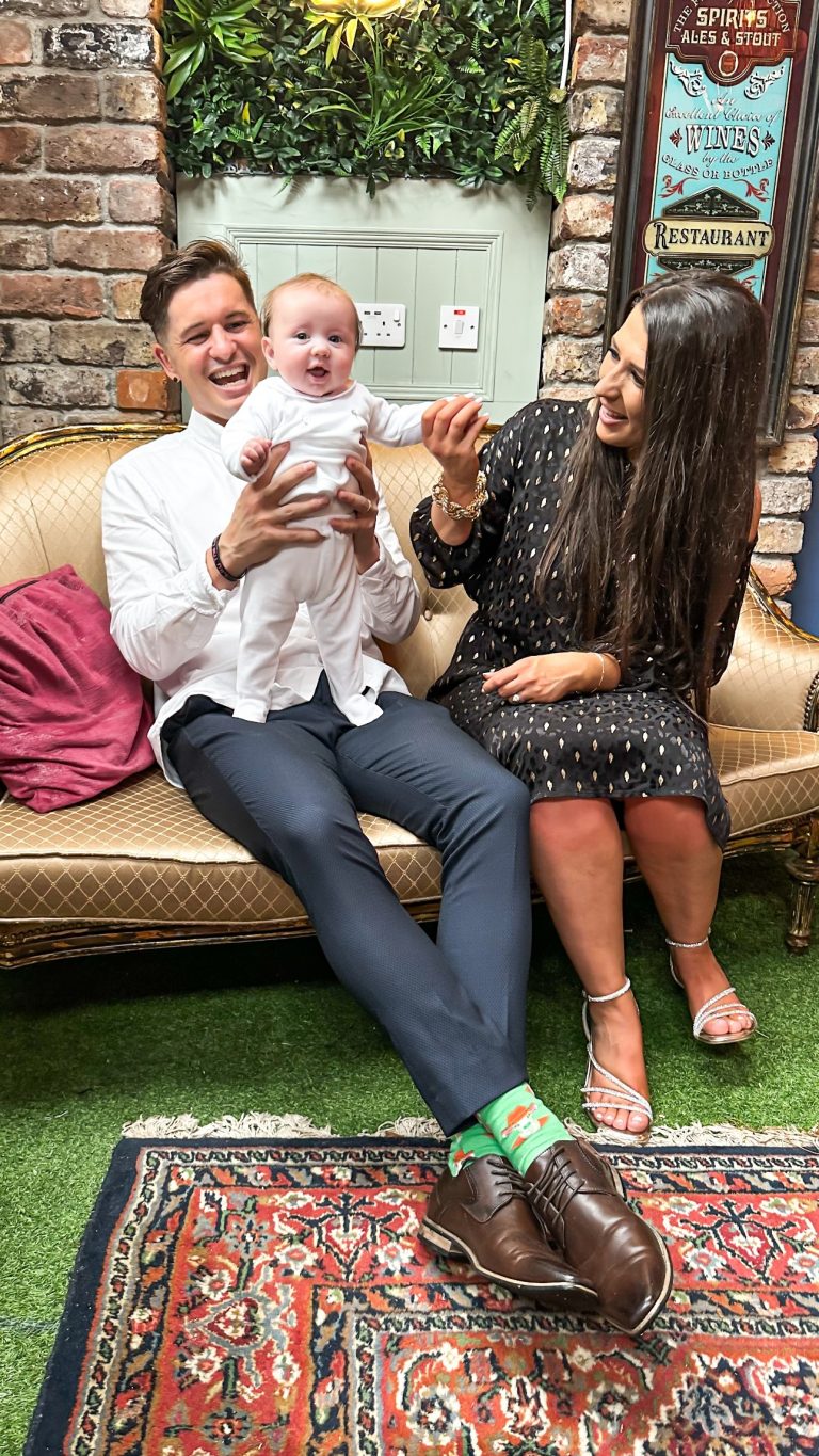 Tadhg Fleming shares gorgeous snaps from daughter's christening