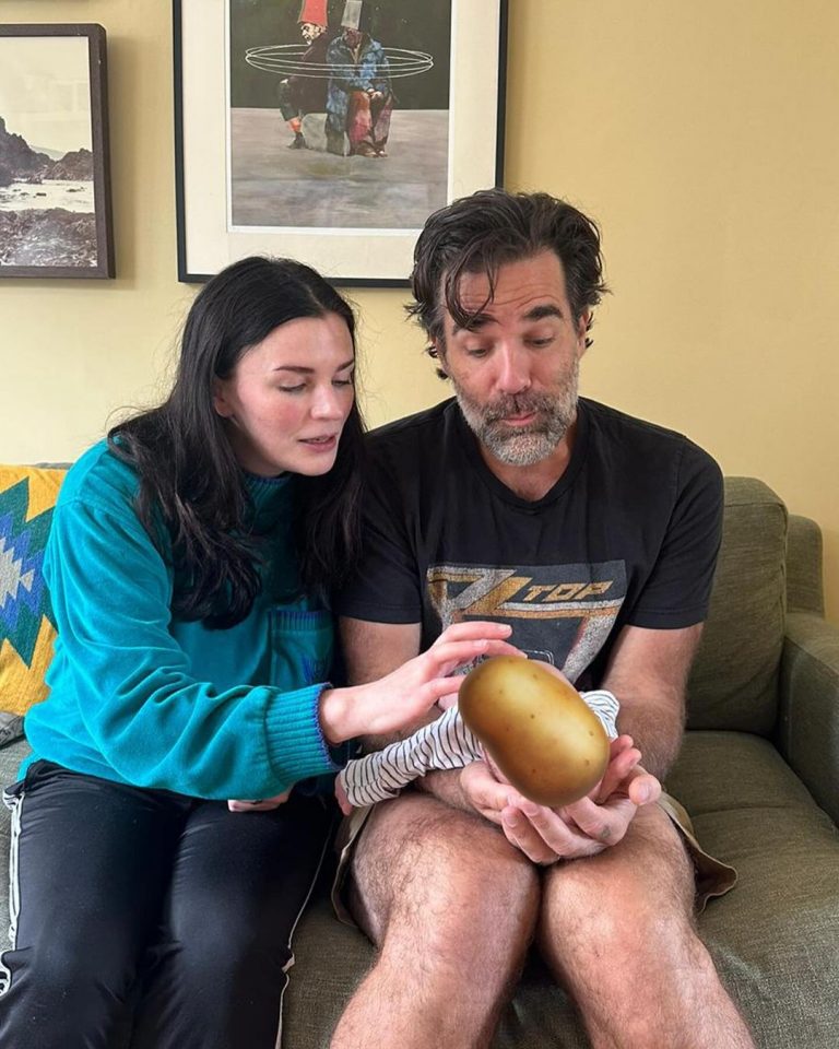 Aisling Bea introduces baby to her famous uncles and aunts