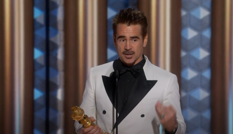 Colin Farrell wins third Golden Globe