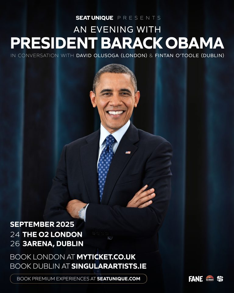 Former US President Barack Obama is coming to Dublin