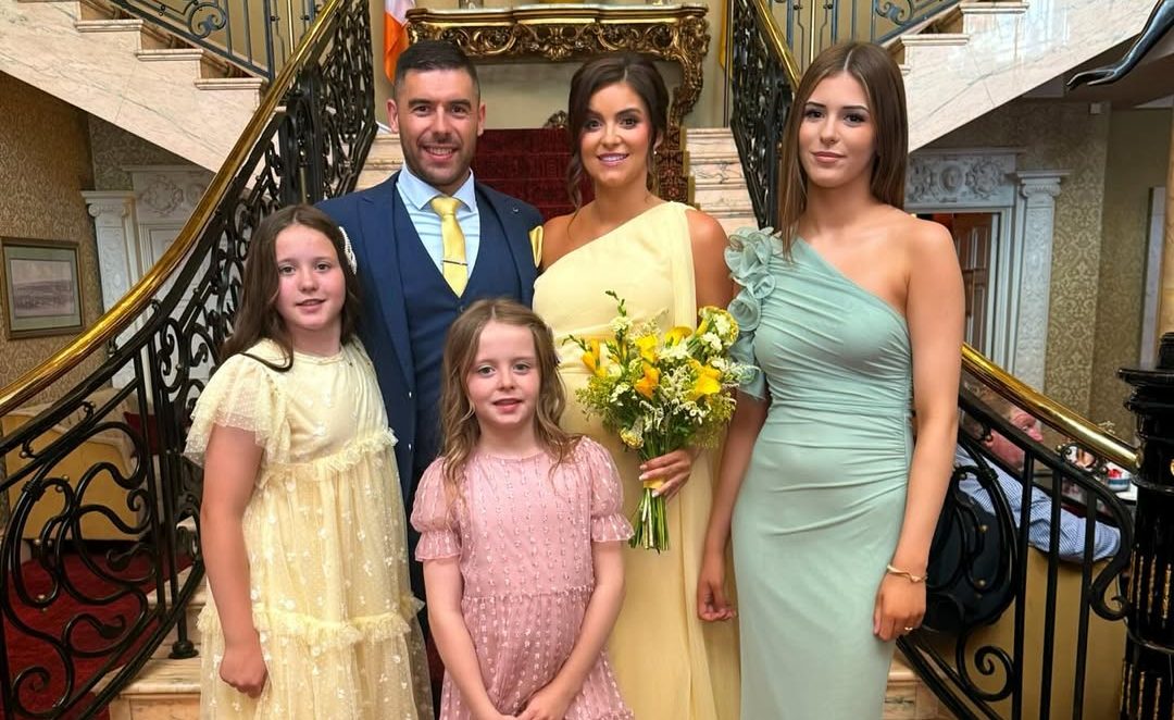 Rachel Gorry celebrates mother's wedding ahead of twins' birth