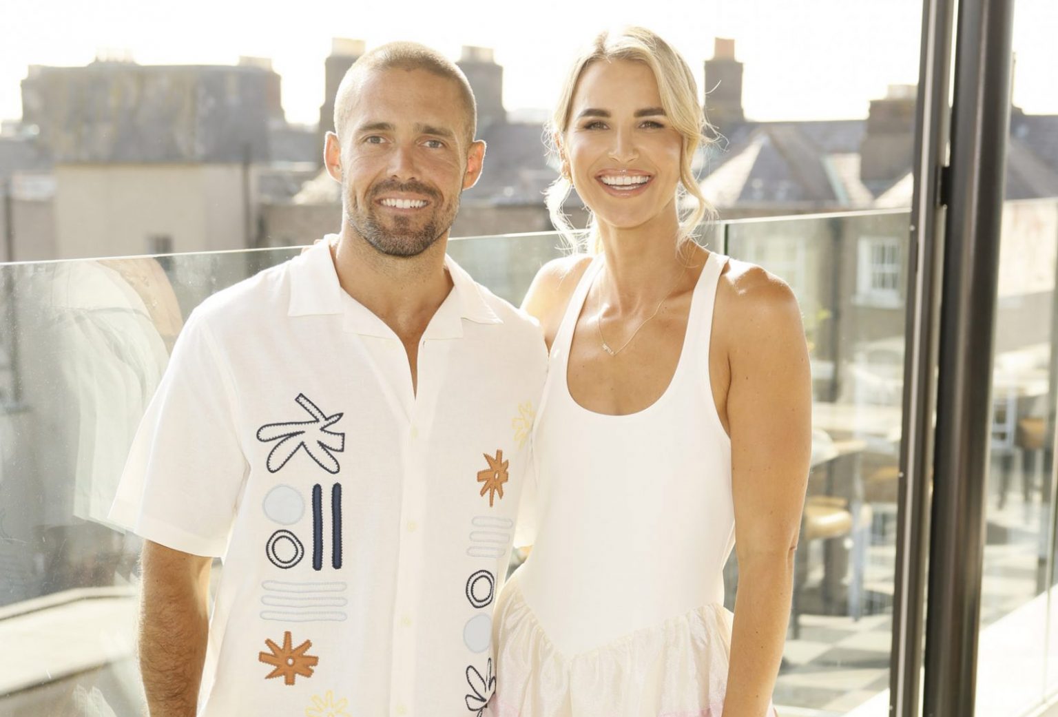 Vogue Williams and Spencer Matthews enjoy night out in Dublin