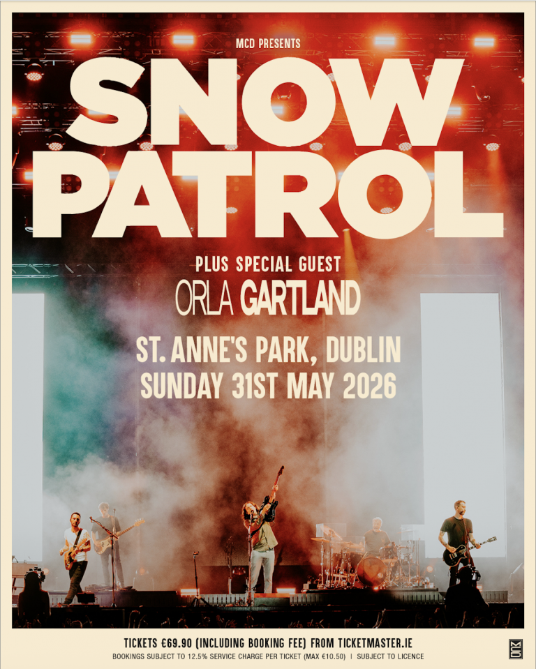 Snow Patrol announce huge Irish concert