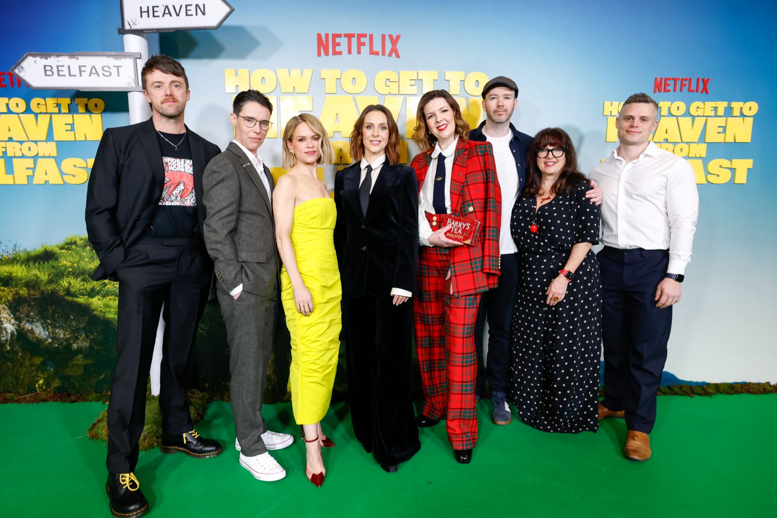 The cast of How to Get to Heaven from Belfast with creator Lisa McGee ...