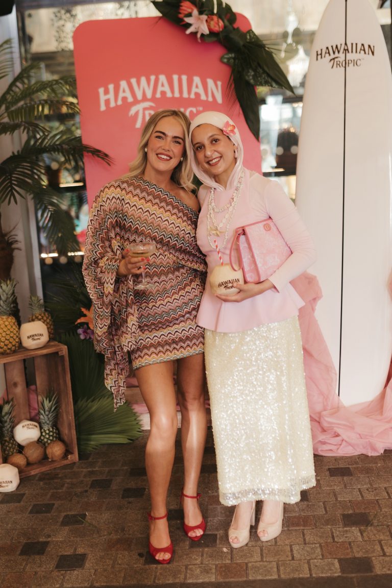 Angel Kelly and Yara Abdelsalam pictured at Hawaiian Tropic's Beach ...